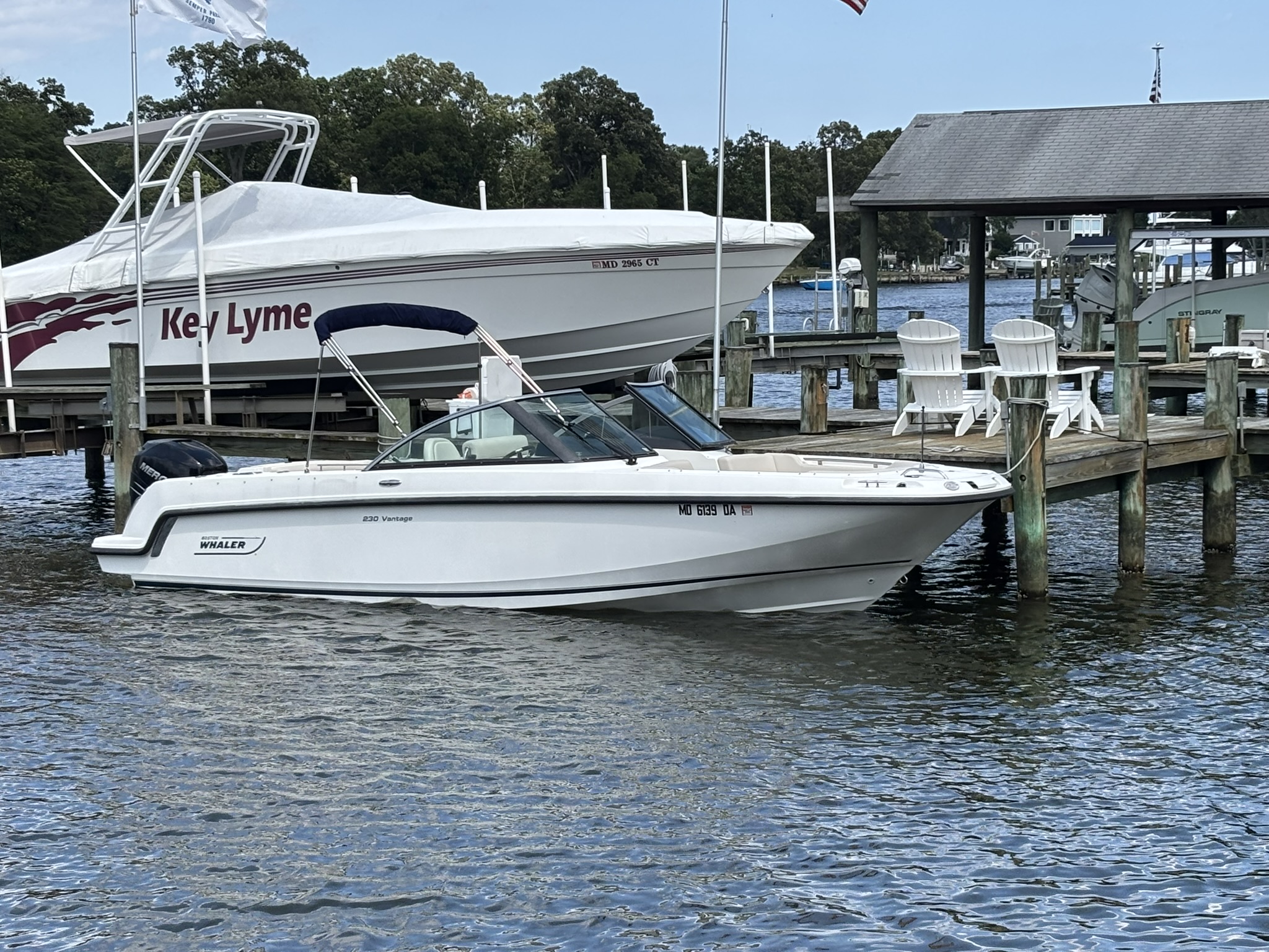 Used BOSTON WHALER 230 VANTAGE W250XL DTS VERADO 2017 for sale in Essex, Maryland - Boatzon.com