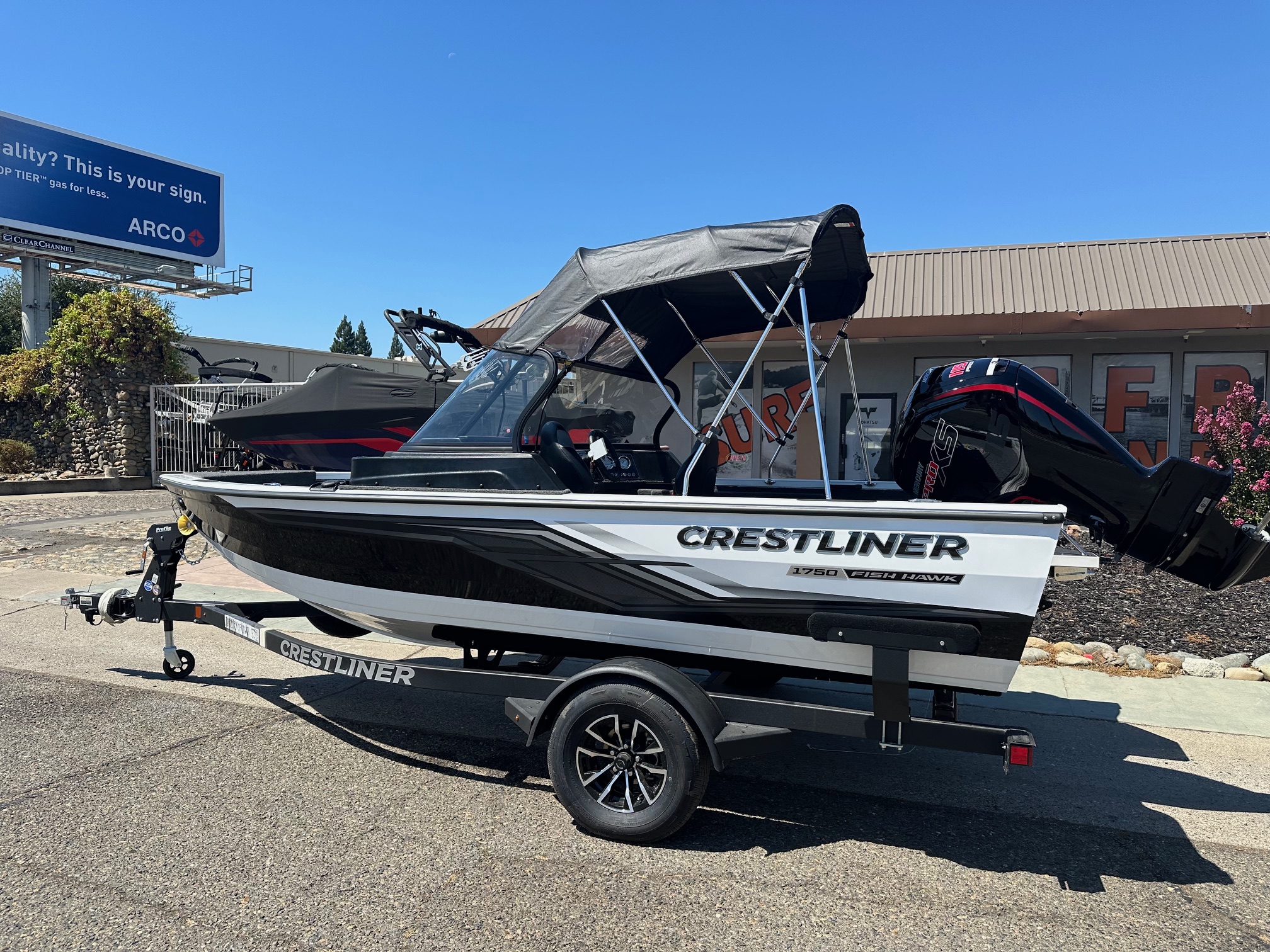 New Crestliner 2025 Crestliner 1750 Fish Hawk Mercury 115HP Outboard ...