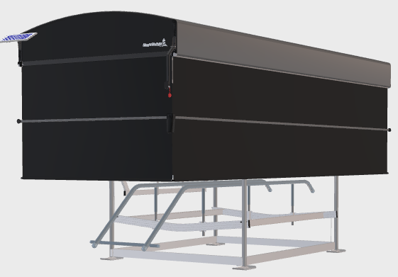 New 2025 ShoreStation 6000lb hydraulic lift with toon rails and ...