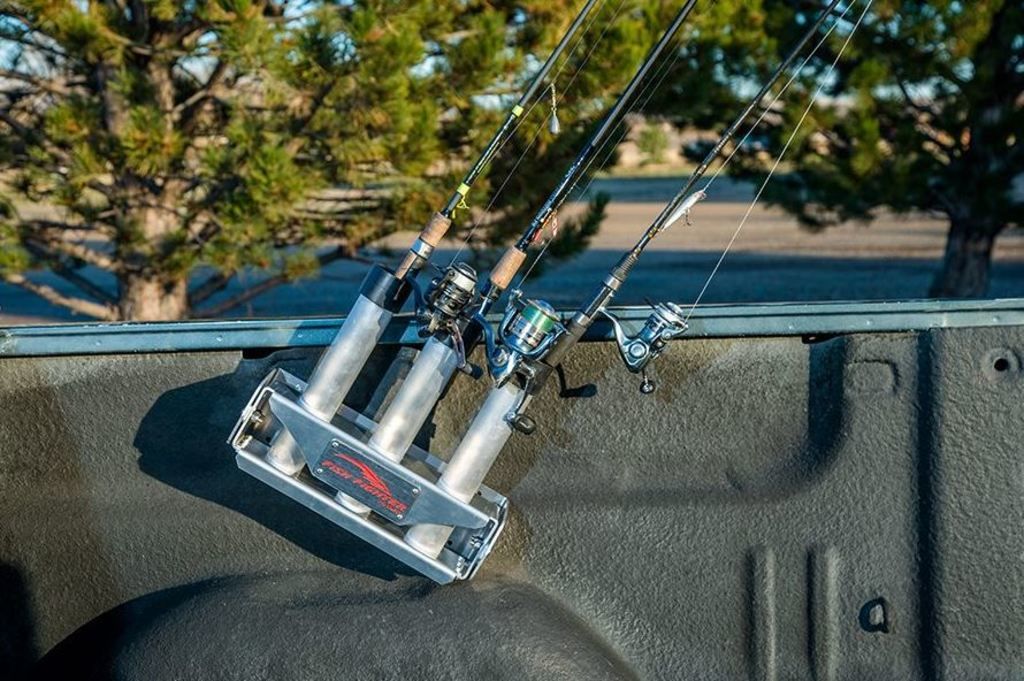 New Fish Fighter Universal RocketLauncher Rod Rack 3 Rod Holder 2025 ...