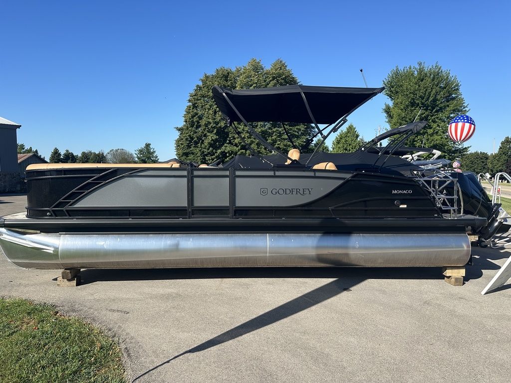 New Godfrey Pontoons Monaco 255 DFL FULLTube 27 in Package 2025 for sale in fontana-on-geneva ...