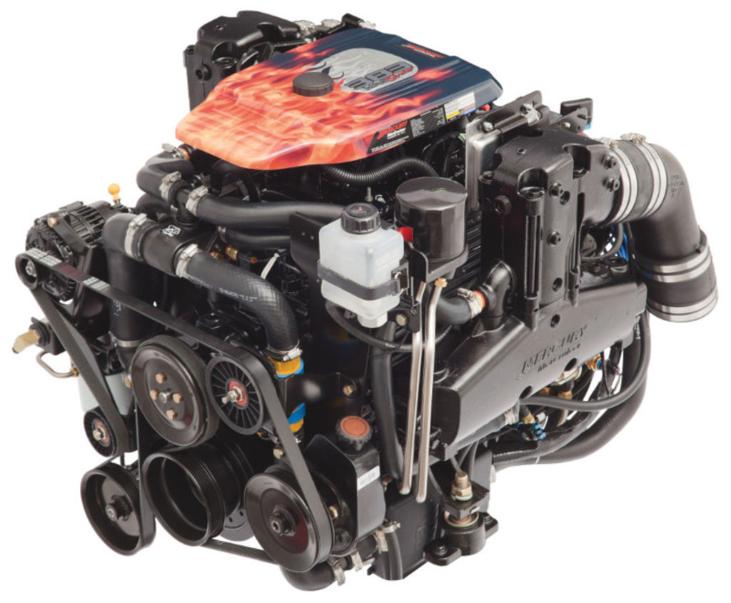 New MERCRUISER 383 Mag MPI Stroker Bravo Reman drop in turn key engine ...