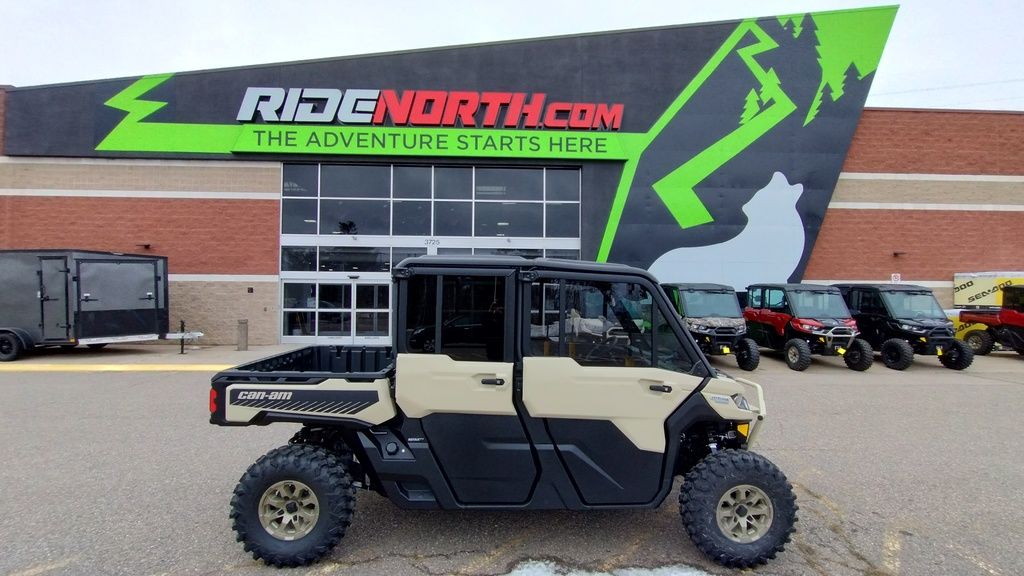 New Can-Am® Defender MAX Limited HD10 Desert Tan Stealth Black 2025 for ...