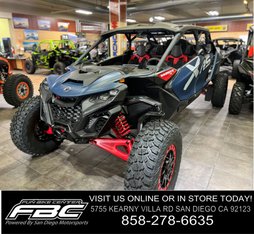 New Can-Am® Maverick R Max X RS With SmartShox Dusty Navy Legion Red ...